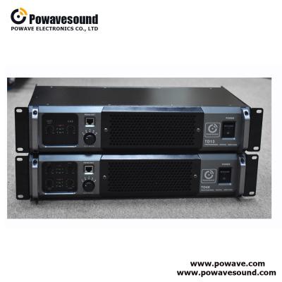 China TD series professional 2U digital power amplifier 2CH, 4CH high power handling DSP control amplifier for sale