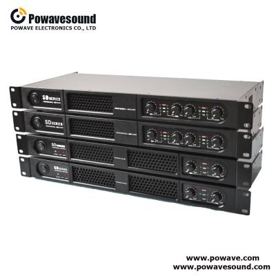 China Powavesound SD series 1U class D power amplifier 2/4 channel audio amplifier board China factory for sale