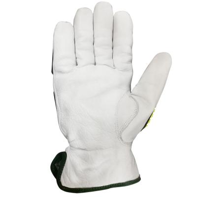 China High Dexterity ANSI Cut Level A5 Goatskin Leather Gloves EN388 for sale