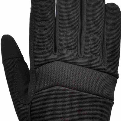 China Synthetic Leather Mechanic Glove  Padding On Palm Breathable Mesh Knuckle for sale