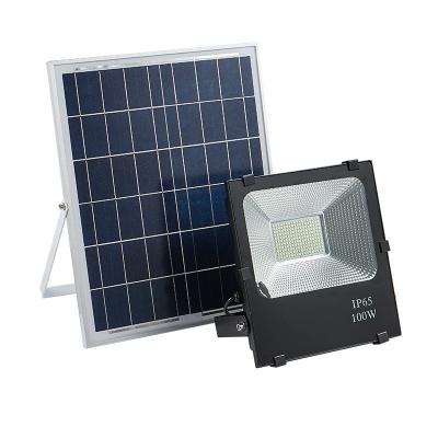 中国 庭は太陽エネルギーを導いたアルミ合金 ハウジングとの洪水ライト100w 200w 300wを裂いた 販売のため