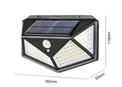 China Openlucht Waterdicht de Noodsituatielicht van 100LED 400lm met Menselijk Lichaamsinductie Te koop