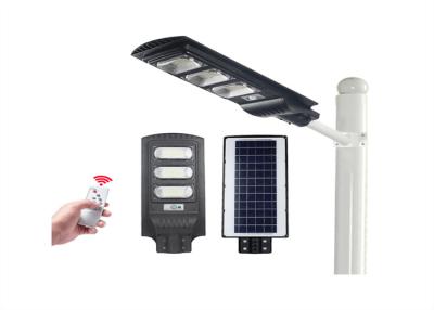 China ABS 6000K All In One Solar Street Light With Motion Sensor PIR Remote Control for sale
