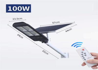 Cina iluminazioni pubbliche alimentate solari di 100w 150w 180w 300w LED con alloggio di alluminio in vendita