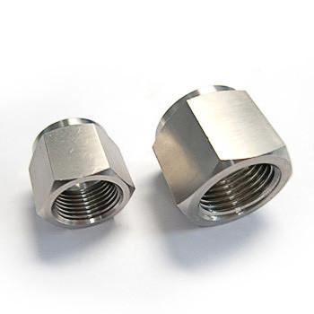 China Good price stainless steel high pressure hydraulic pipe nuts for sale