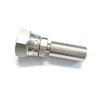 China BSP female swivel joint with back-up HEX for sale