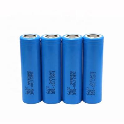 China INR21700 50E SDI Lithium Ion Rechargeable Batteries High Capacity for sale