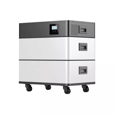 China Mobile Stacked Solar Energy Storage Battery Brick Lifepo4 Battery Solar System for sale