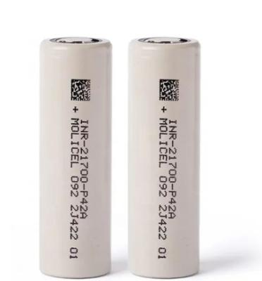 China Molicel Cell Lithium Ion Rechargeable Batteries 3.7V 4200MAH 45A 21700 for sale