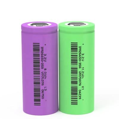 China 3.2V 3000Ah 26650 LiFePO4 Battery 10C Rate Rechargeable LiFePO4 Batteries for sale