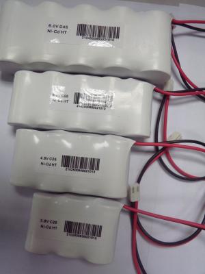 China C2500mAh Ni-Cd Emergency Lighting Battery 6.0V UL For Light Fixture for sale