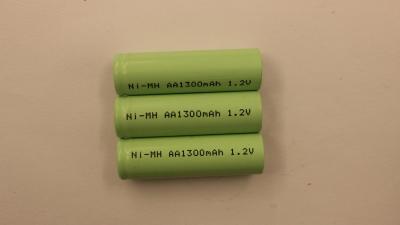 中国 産業使用 ROHS UL のための AA1300mAh NIMH の充電電池 1.2V 販売のため