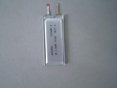China High Teerature 402048 1320mAh 3.7Volt lithium ion polymer battery for sale
