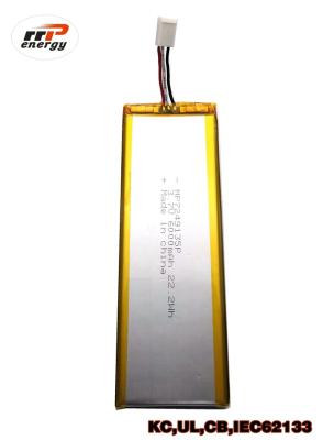 China Medical Device Li Polymer Battery 6000mah 3.7V 7249135P With KC CB UL Approval for sale