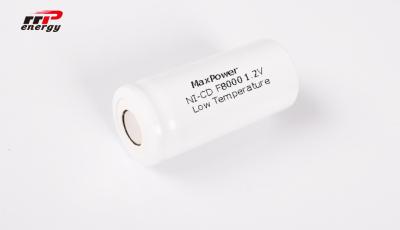 China Akku-hohe Kapazitäts-niedrige Teeratur-langes Leben 1.2V F8000mAh NiCd zu verkaufen