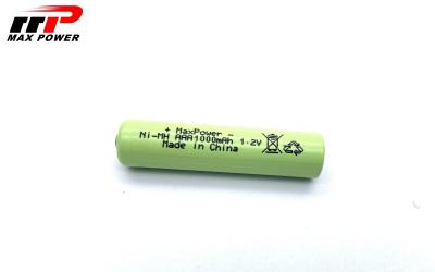 China Akku-hohe Kapazität AAA1000mAh 1.2V NIMH mit UL-CER kc Bescheinigung zu verkaufen