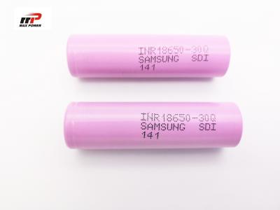 중국 15A 리튬 이온 재충전 전지 팩 INR18650 30Q 3.7V 3000mAh 수용량 콜럼븀 판매용