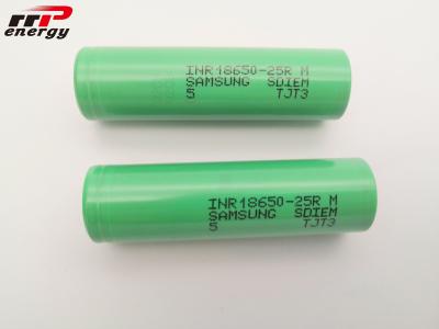 Китай Батарея ИНР18650 25Р фосфата лития электрического инструмента 20А перезаряжаемые одна гарантия года продается