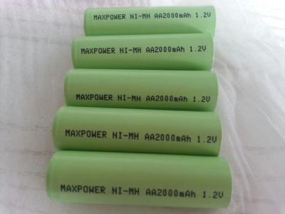 China Zyklen Iec-CER-UL AA2000mAh NIMH Akku-1000 zu verkaufen