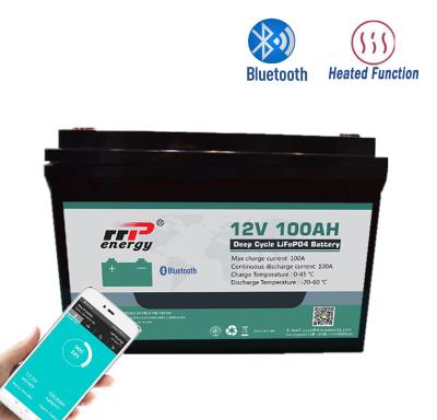 China RV Boat Marine Solar lifepo4 pack 12v 100Ah 120ah 200Ah lithium battery for sale