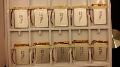 China Li PO 503450 900mAh 3.7V Lithium Polymer Battery IEC62133 For Remote Controller for sale
