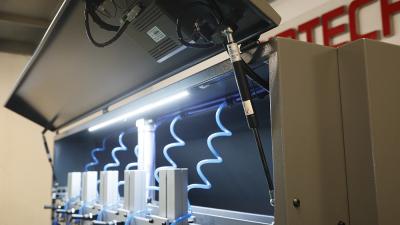 中国 3kw 1.3mの長さのアクリルの端の磨く機械セリウムの証明 販売のため