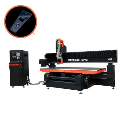 China Disc Type 9KW ATC Cnc Plywood Cutting Machine Air Cooling for sale