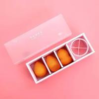 China Custom Label Biodegradable Paper Packaging Box For Cosmetics Sponge Egg Packaging for sale