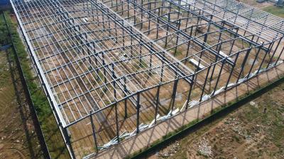 Cina 4000m2 struttura in acciaio prefabbricata magazzino H sezione acciaio in vendita