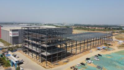 China Vorgefertigte Stahlkonstruktion Lager/Werkstatt Modularbau zu verkaufen