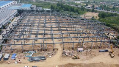 China Vorgefertigte Stahlkonstruktion Lager/Werkstatt Modularbau zu verkaufen