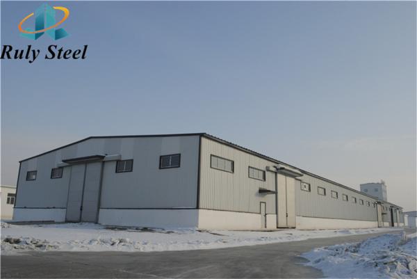 Quality Single Storey Prefabricated Steel Structure Prefab Storage Buildings for sale