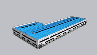 Cina Strutture prefabbricate in acciaio Cornice del portale Laboratorio Edifici di magazzino in vendita