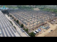 Fabbricazione di strutture in acciaio prefabbricate in metallo per edifici di magazzino