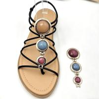 Quality Personalized Gem Sandals Accessories Polished Natural Stone Accessories for sale