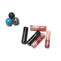 Quality Cylindrical Natural Gemstone Buttons For Chinese Tangzhuang Qipao for sale