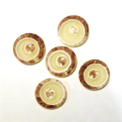 China Imitation Amber Ombre Resin Buttons 10mm - 28mm Size for Fashion Garments for sale