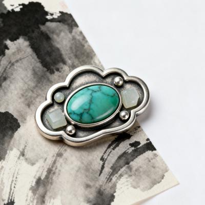 China Customizable Natural Stone Shoe Decorations Polished Surface Luxury Footwear Accessories for sale