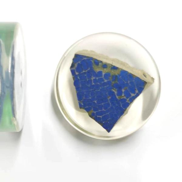 Quality Transparent Resin Ceramic Fragments Artistic Upcycled Button Collection for sale