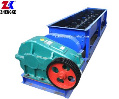 China Double shaft mixer for briquette making production line for sale