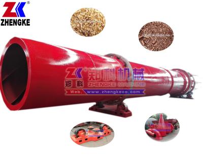 China High capacity up to 45tph charcoal powder rotary drum dryer for sale