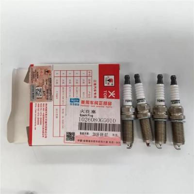 China JAC J3 J5 J6 S3 VVT Motorenzündkerzen 10 Sets Autoteile mit OE-Nummer 1026080GG010 zu verkaufen