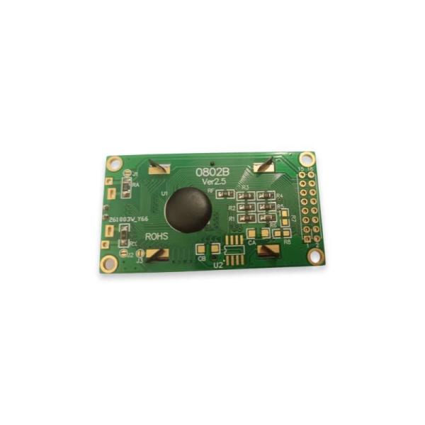 Quality 0802 0802B LCD Graphic Display , ST7066 IC White Dot 8x2 Liquid Crystal Module for sale