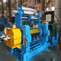 China 90KW Two Roll Rubber Mixing Mill Machine Craftsmanship Open Mill Rubber Mixing for sale