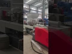 Overhellende van de het Recyclingslijn van 5.5Kw Plastic van de het Huisdierenvlok de Korrelingsmachine