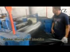 Open Rubber Mixing Mill Machine 400mm Dia 37KW Water Cooling PLC