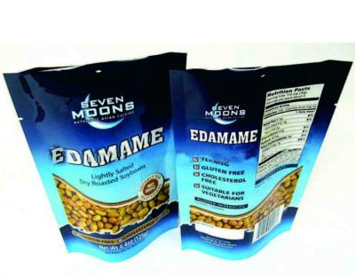 China Food packing 3 side sealing bag stand up plastic pouch , food grade zip bag for sale