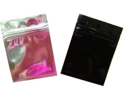 China plain mylar zipper bags for spice , herbal incense bag with zipper for sale