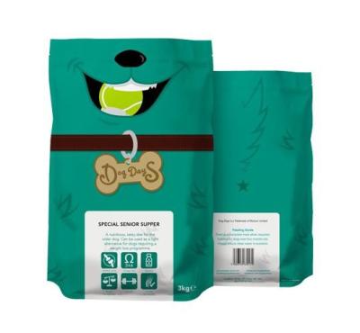 China stand up pet food pouch with zipper , plastic packaging food bag for sale