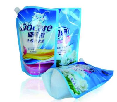 China plastic stand up spout pouch 500ml , plastic liquid stand up pouch with spout for sale